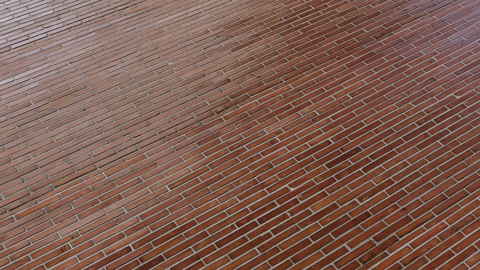 3D Wooden Bricks Wall PBR Material - TurboSquid 1800101