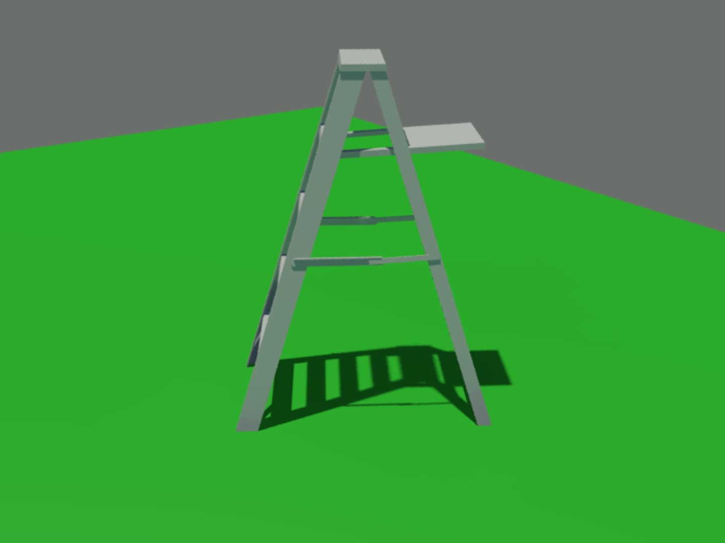 Ladder Climbing 3d Model