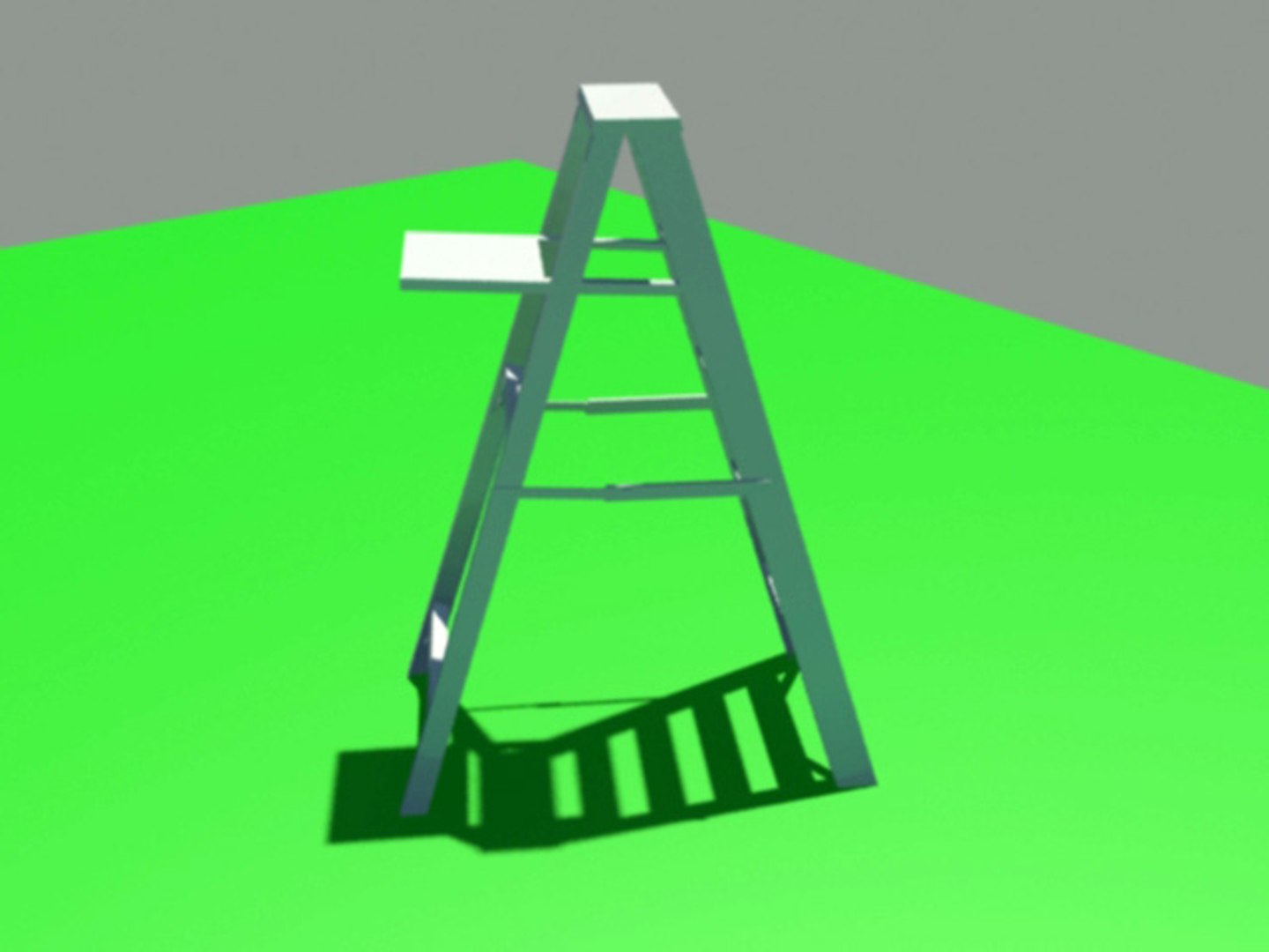Ladder Climbing 3d Model