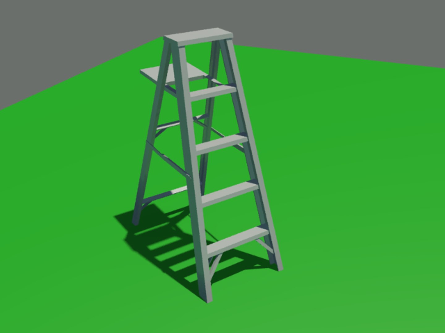 Ladder Climbing 3d Model