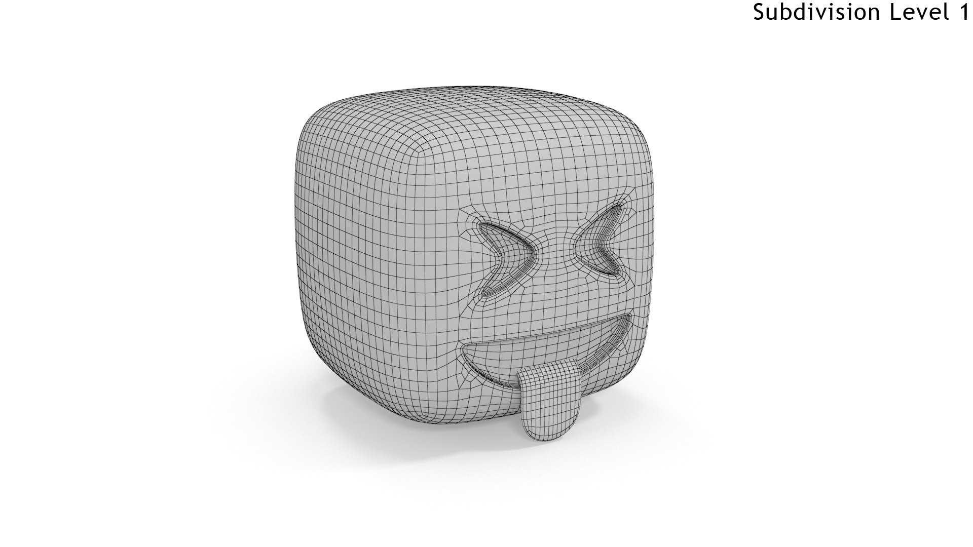 3D Smiley Face Emoji 14 Model - TurboSquid 2066143