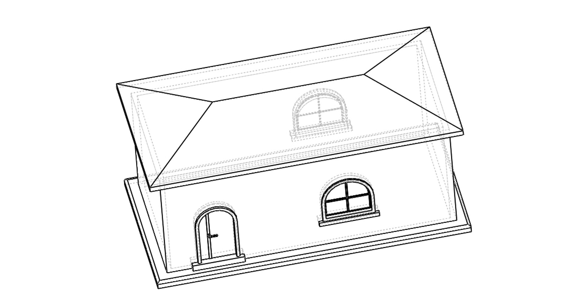 Modelled Old Roof Model - TurboSquid 1519697