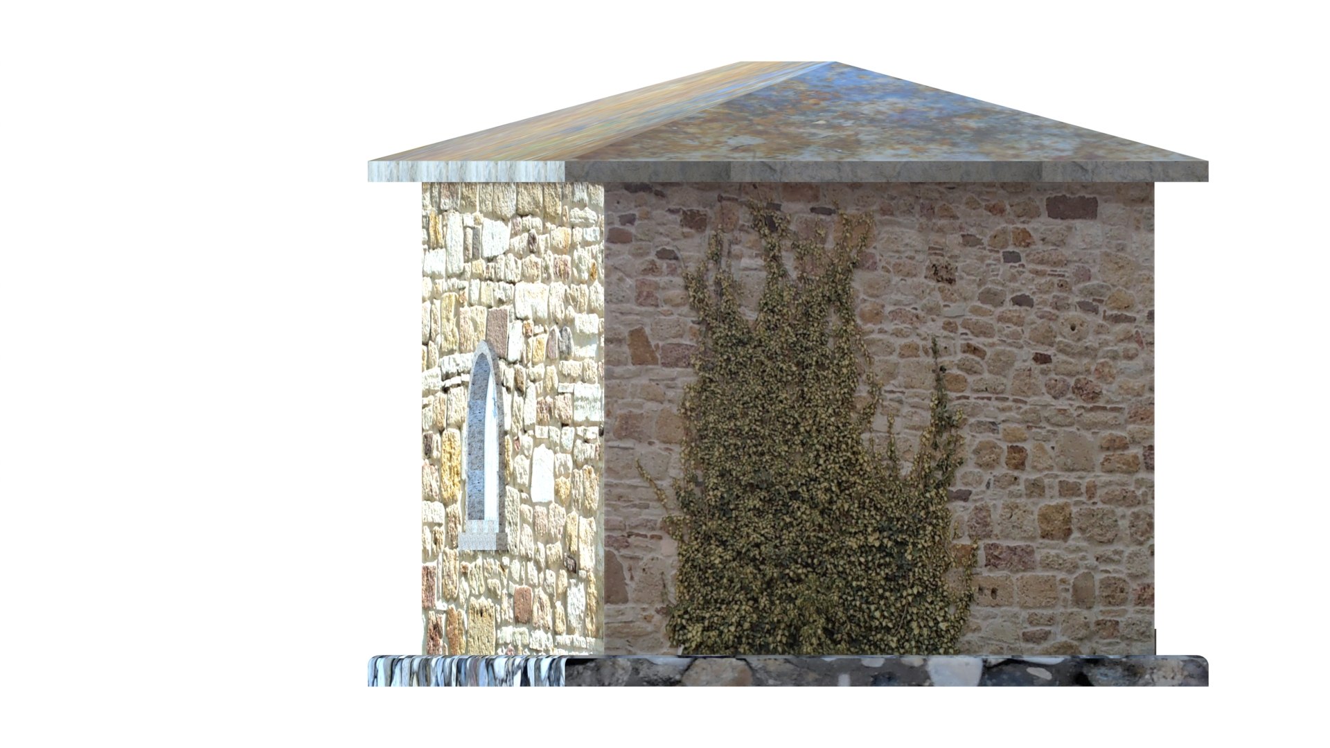 Modelled Old Roof Model - TurboSquid 1519697