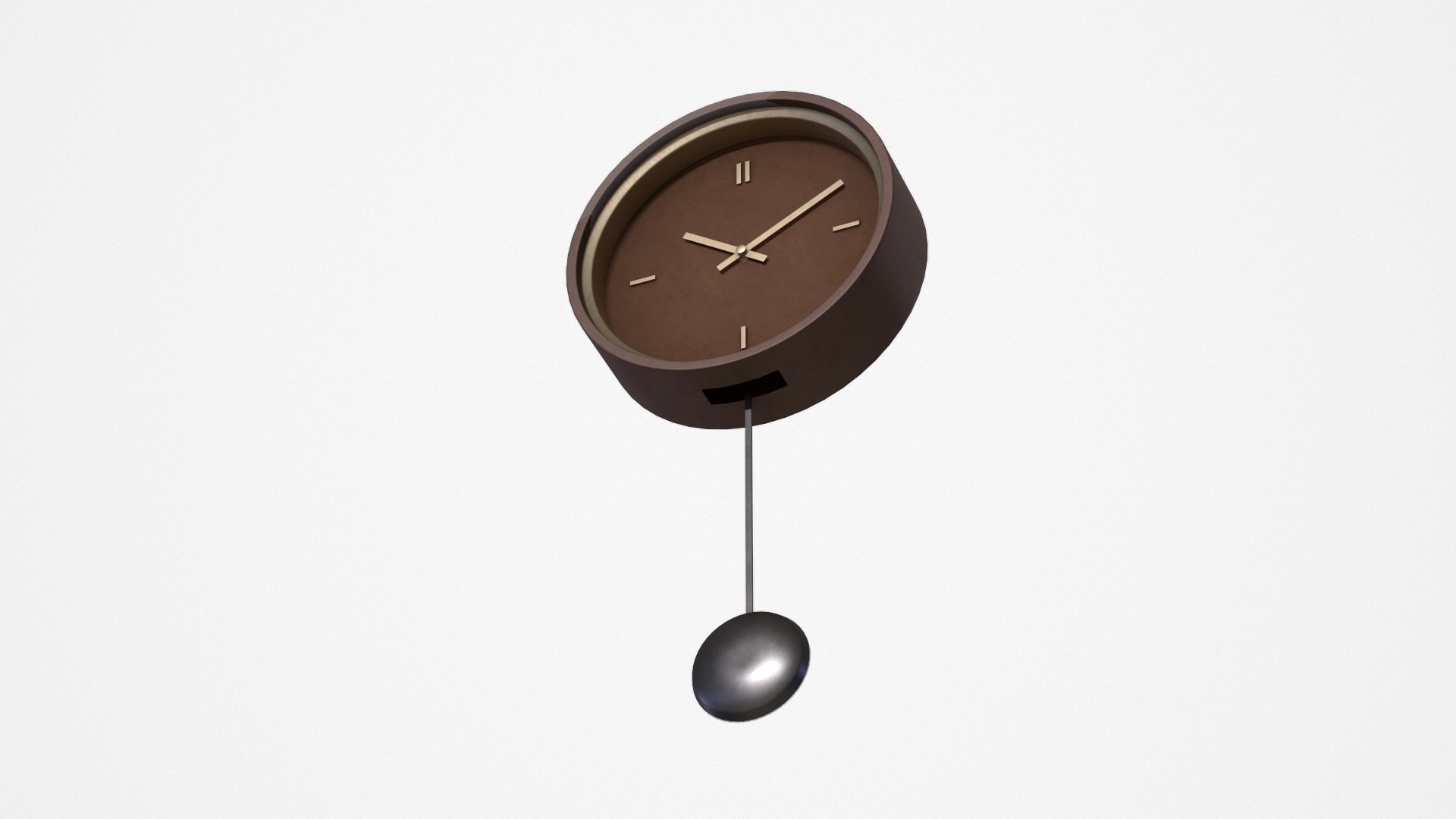 3D model STRUSK clock brown - TurboSquid 1733929