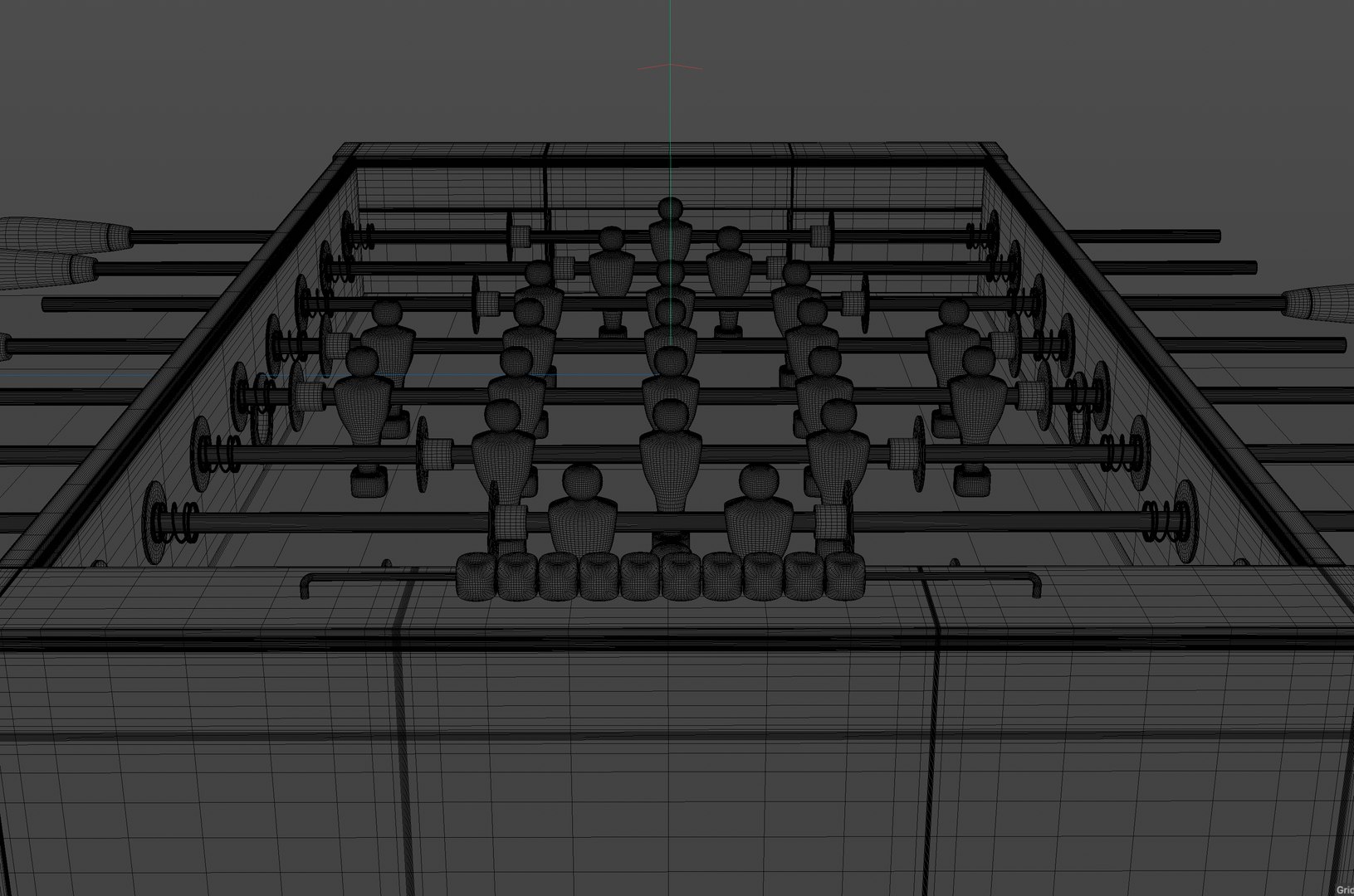 3D Foosball Table Model - TurboSquid 1562129