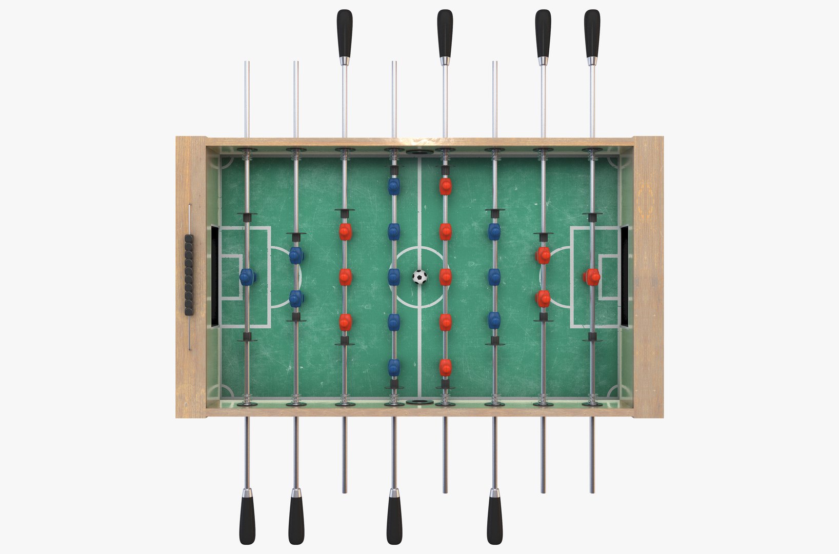 3D Foosball Table Model - TurboSquid 1562129
