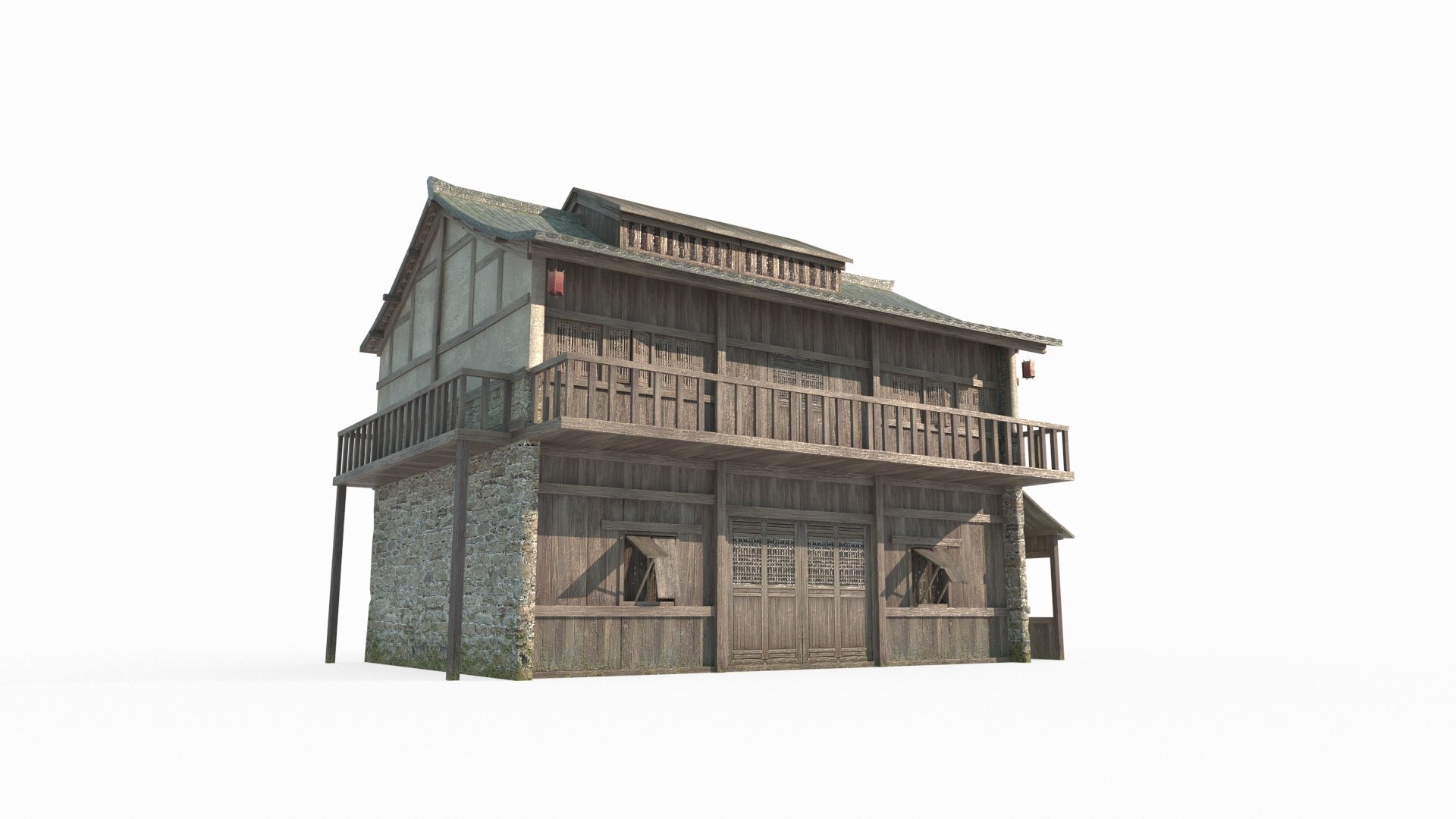 3D Ancient Buildings And Dwellings In Asia - TurboSquid 2096088