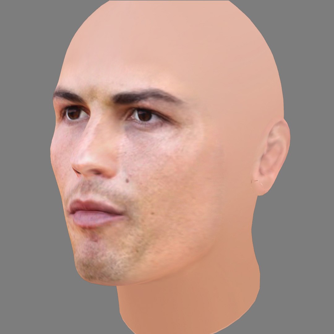 Cristian Ronaldo Head Obj