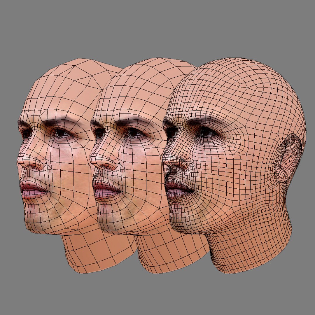 Cristian Ronaldo Head Obj