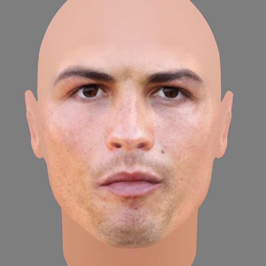 Cristian Ronaldo Head Obj