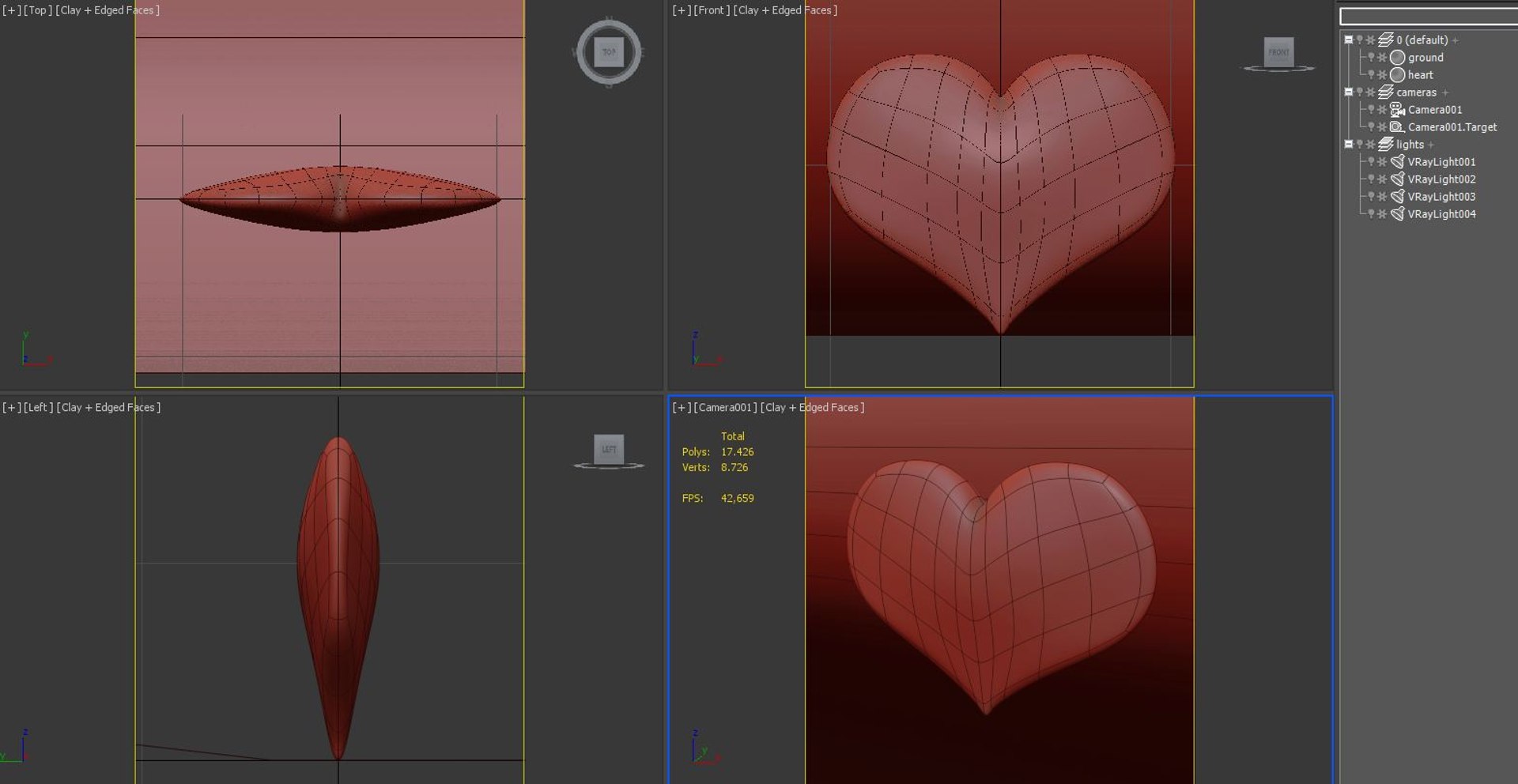 3d Model Icon Heart