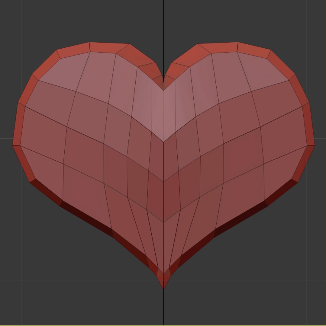 3d Model Icon Heart
