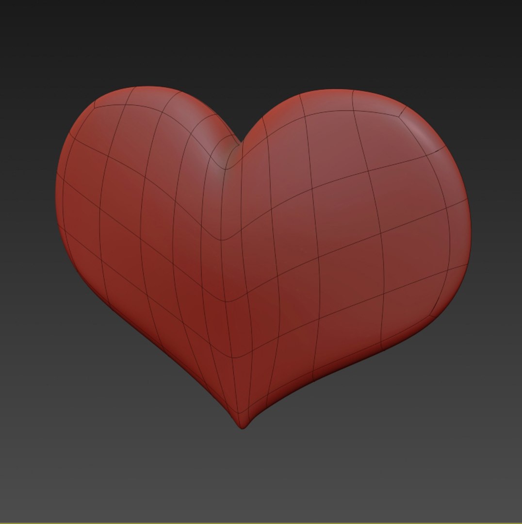 3d Model Icon Heart