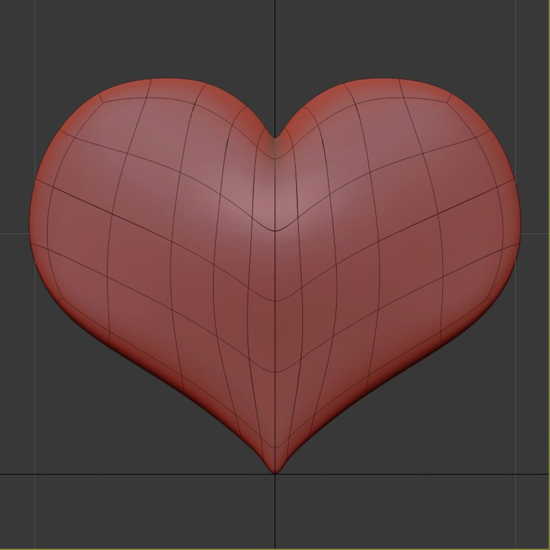 3d Model Icon Heart