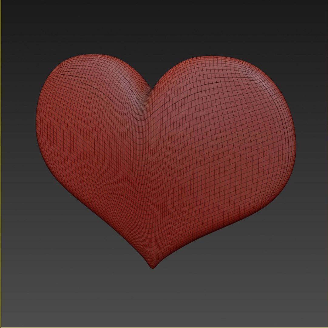 3d Model Icon Heart
