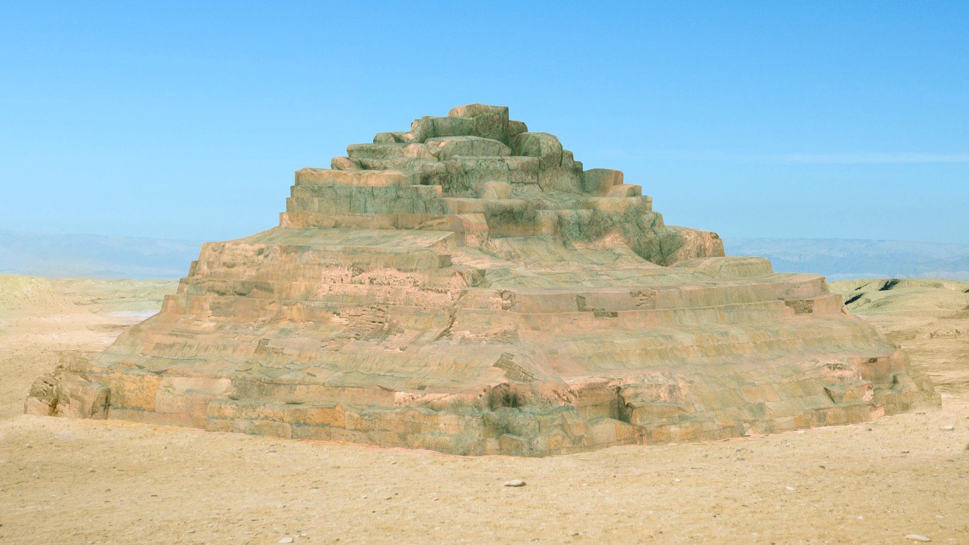 Tomb Henutsen Pyramids 3D Model - TurboSquid 1452398