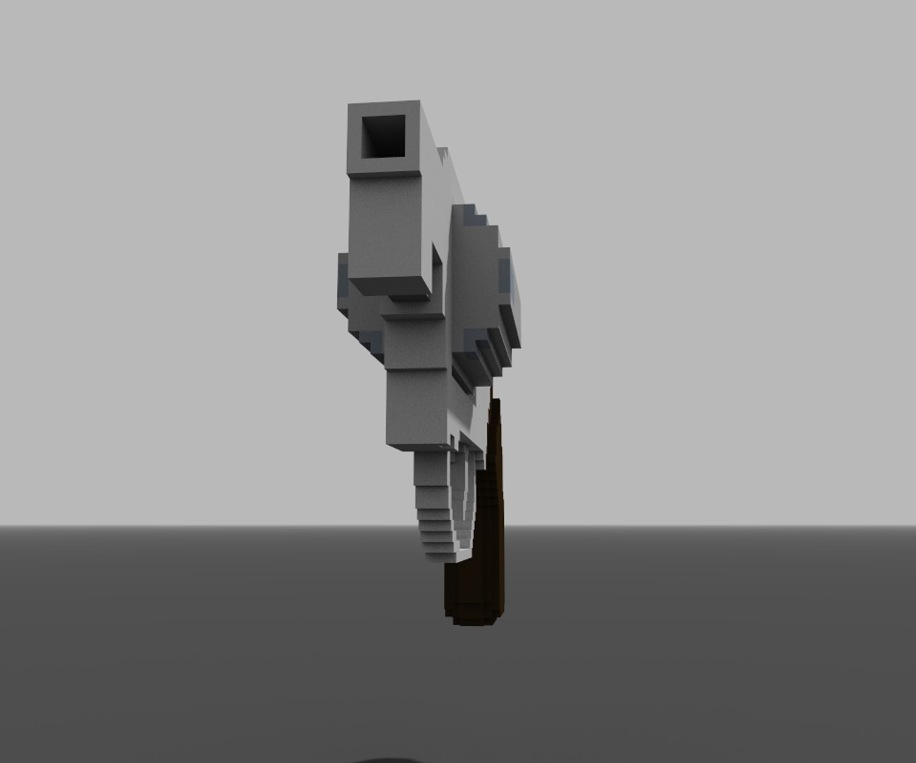 Voxel Snub-nosed 38 Revolver 3D Model - TurboSquid 2055606