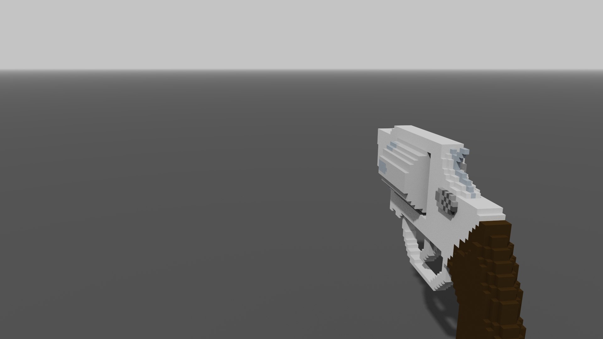 Voxel Snub-nosed 38 Revolver 3D Model - TurboSquid 2055606