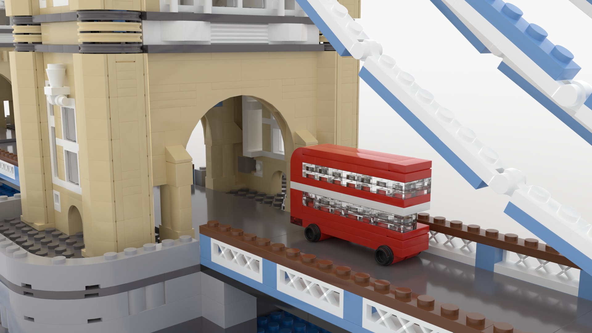 3D Lego Tower Bridge Model - TurboSquid 1685787