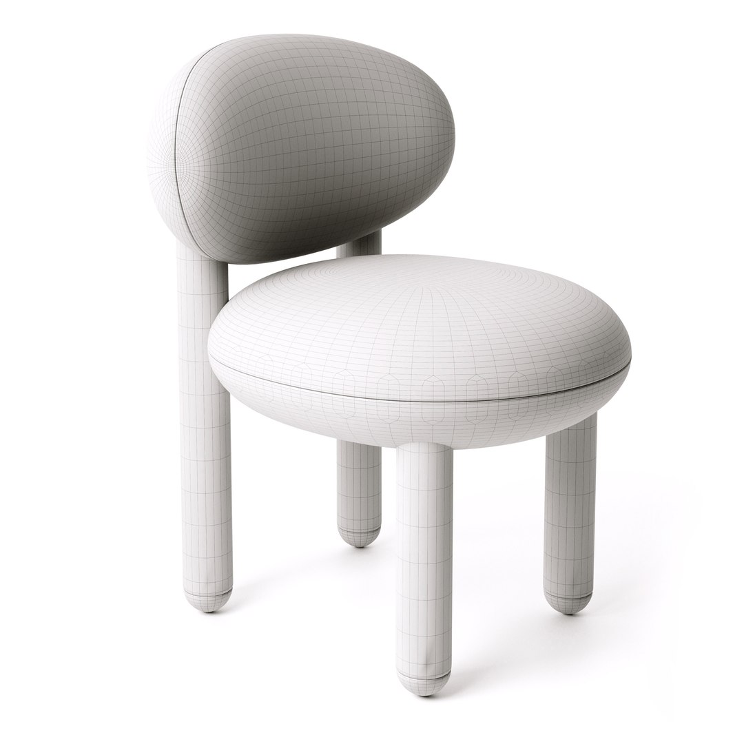 Free 3D Noom Flock Chair CS1 Model - TurboSquid 2271290
