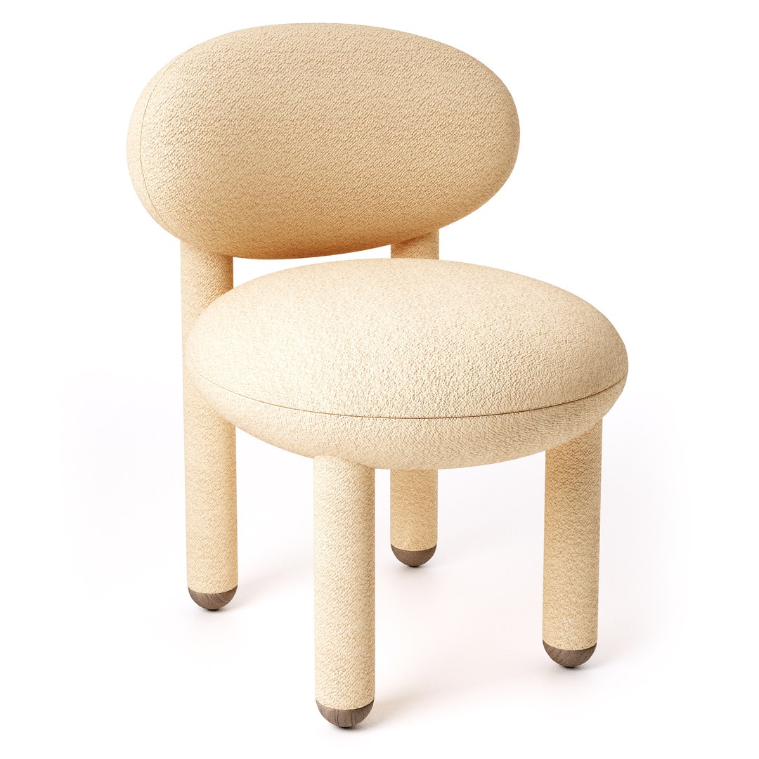 Free 3D Noom Flock Chair CS1 Model - TurboSquid 2271290