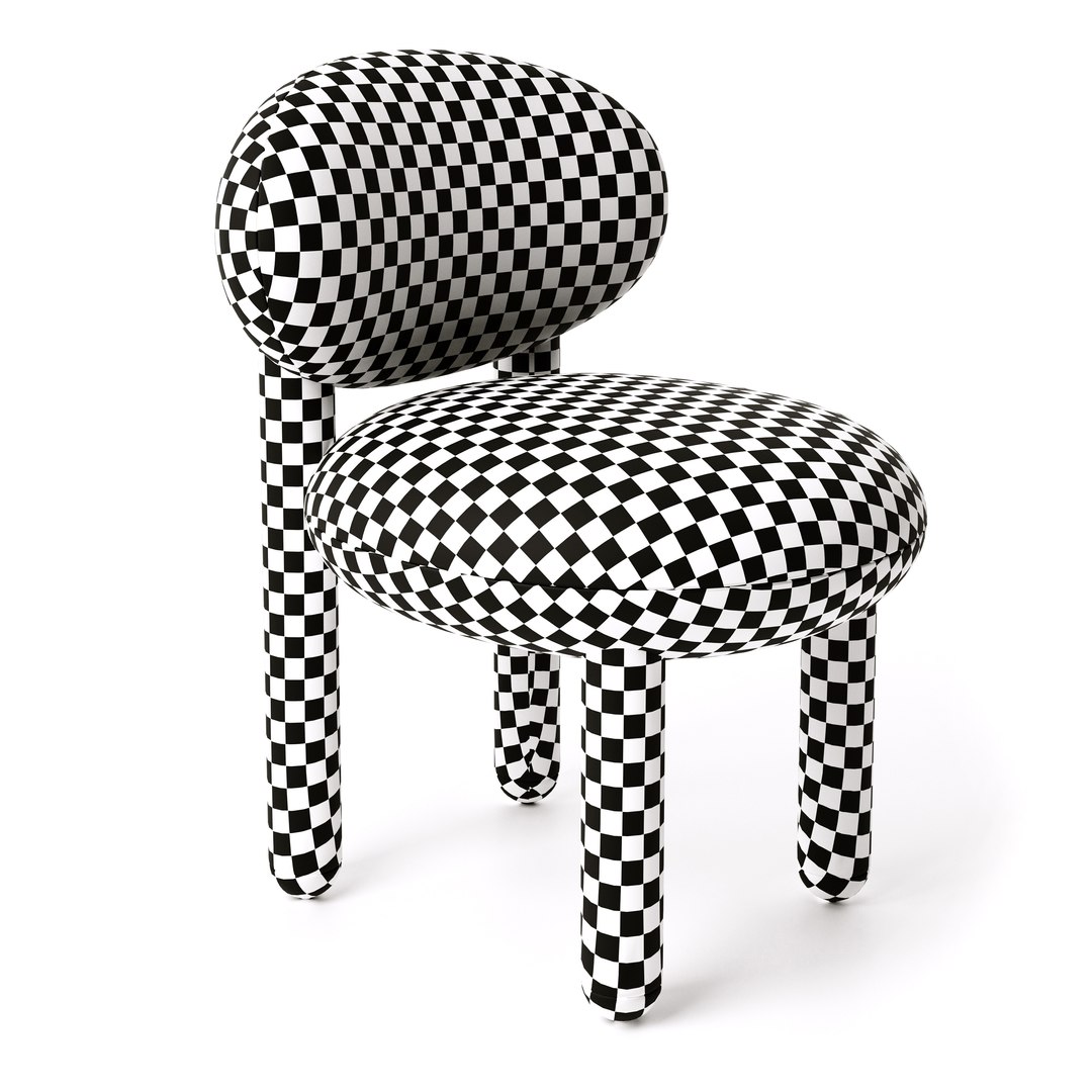 Free 3D Noom Flock Chair CS1 Model - TurboSquid 2271290