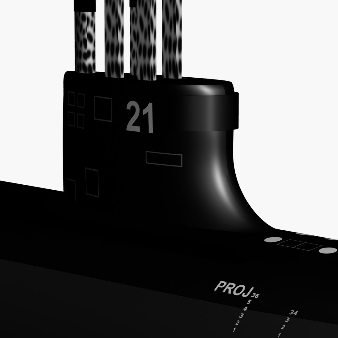 Uss Seawolf Navy Attack Submarine 3d Model