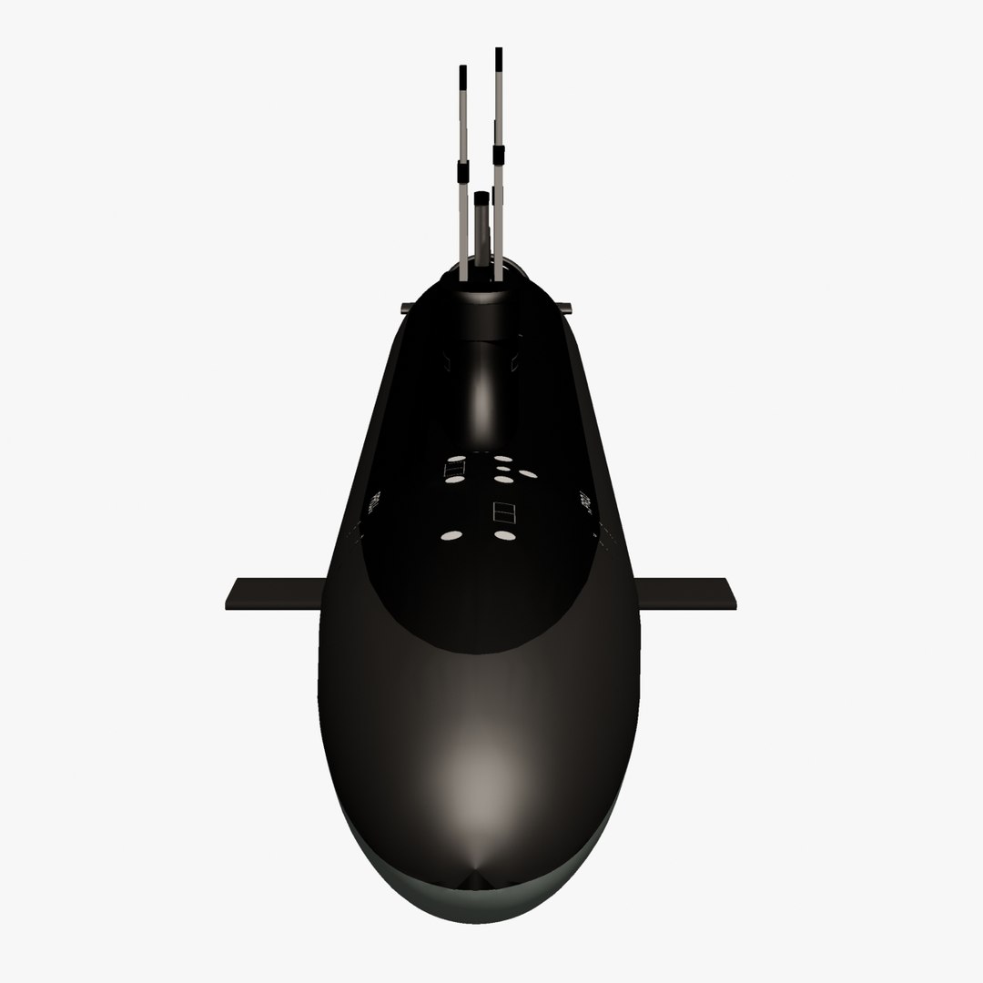Uss Seawolf Navy Attack Submarine 3d Model