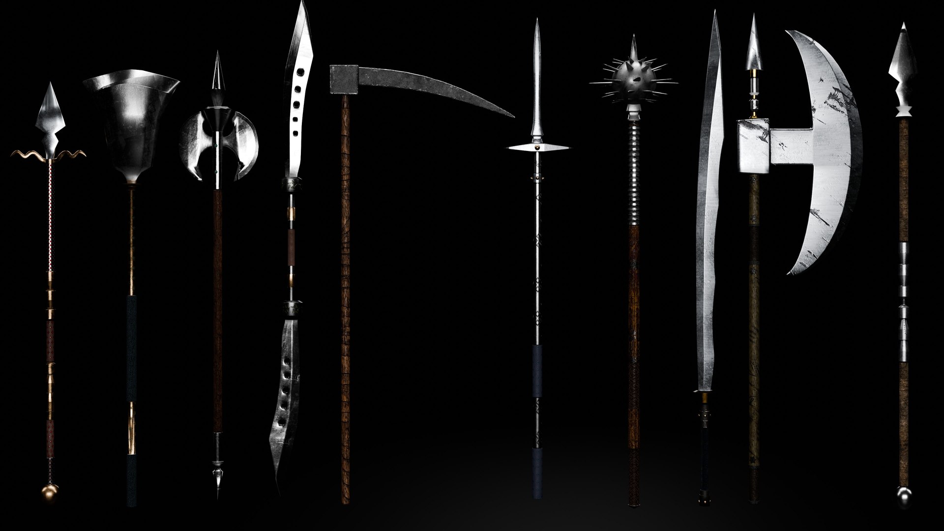 3D Spear model - TurboSquid 2179200