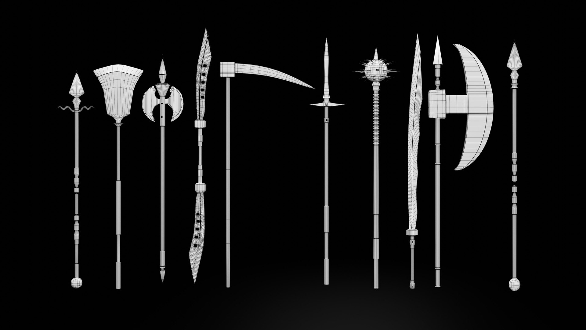 3D Spear model - TurboSquid 2179200