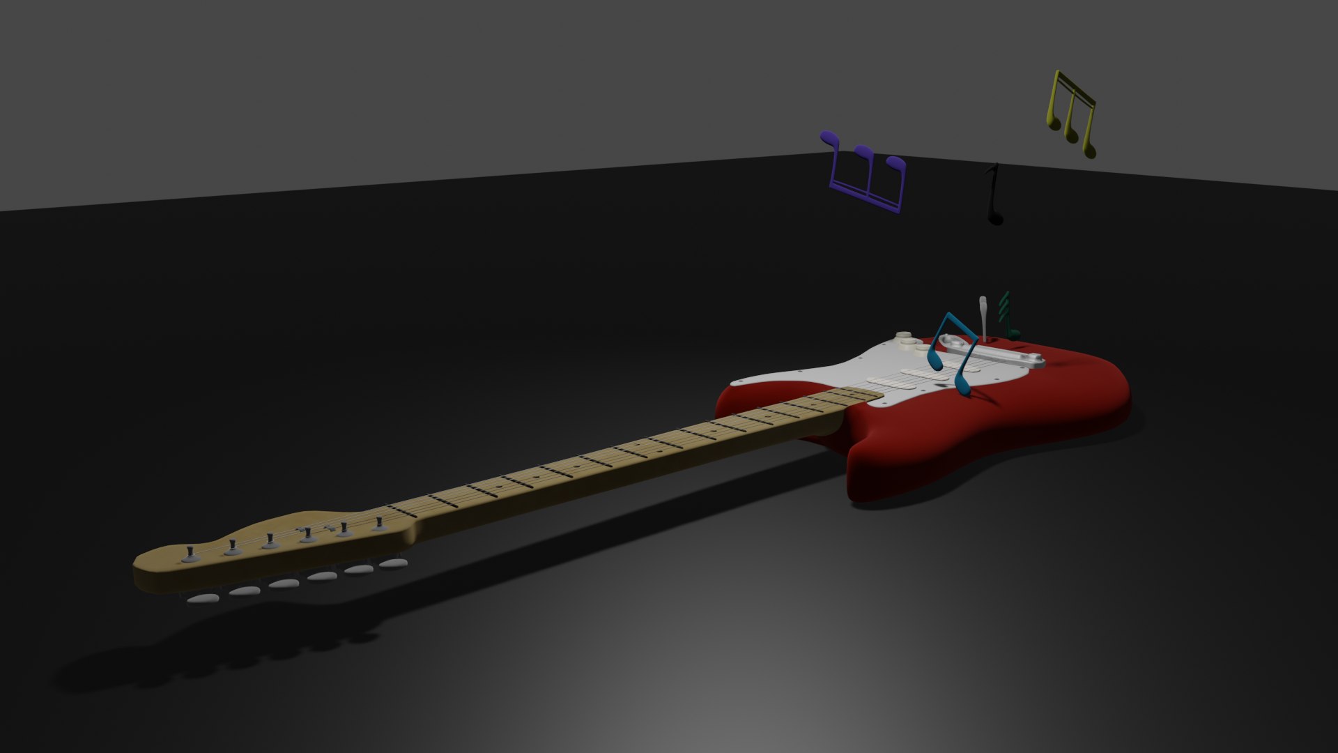 Free 3D Electric Guitar Model - TurboSquid 1765085