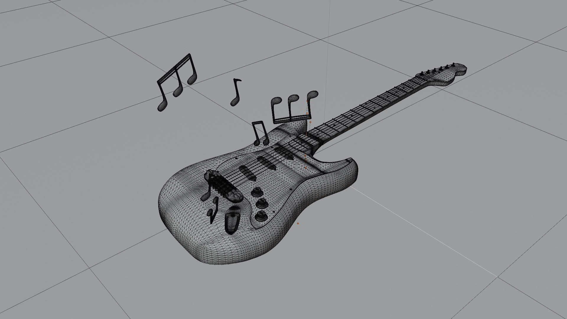 Free 3D Electric Guitar Model - TurboSquid 1765085