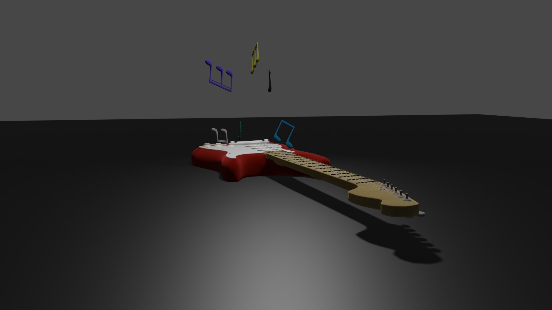 Free 3D Electric Guitar Model - TurboSquid 1765085