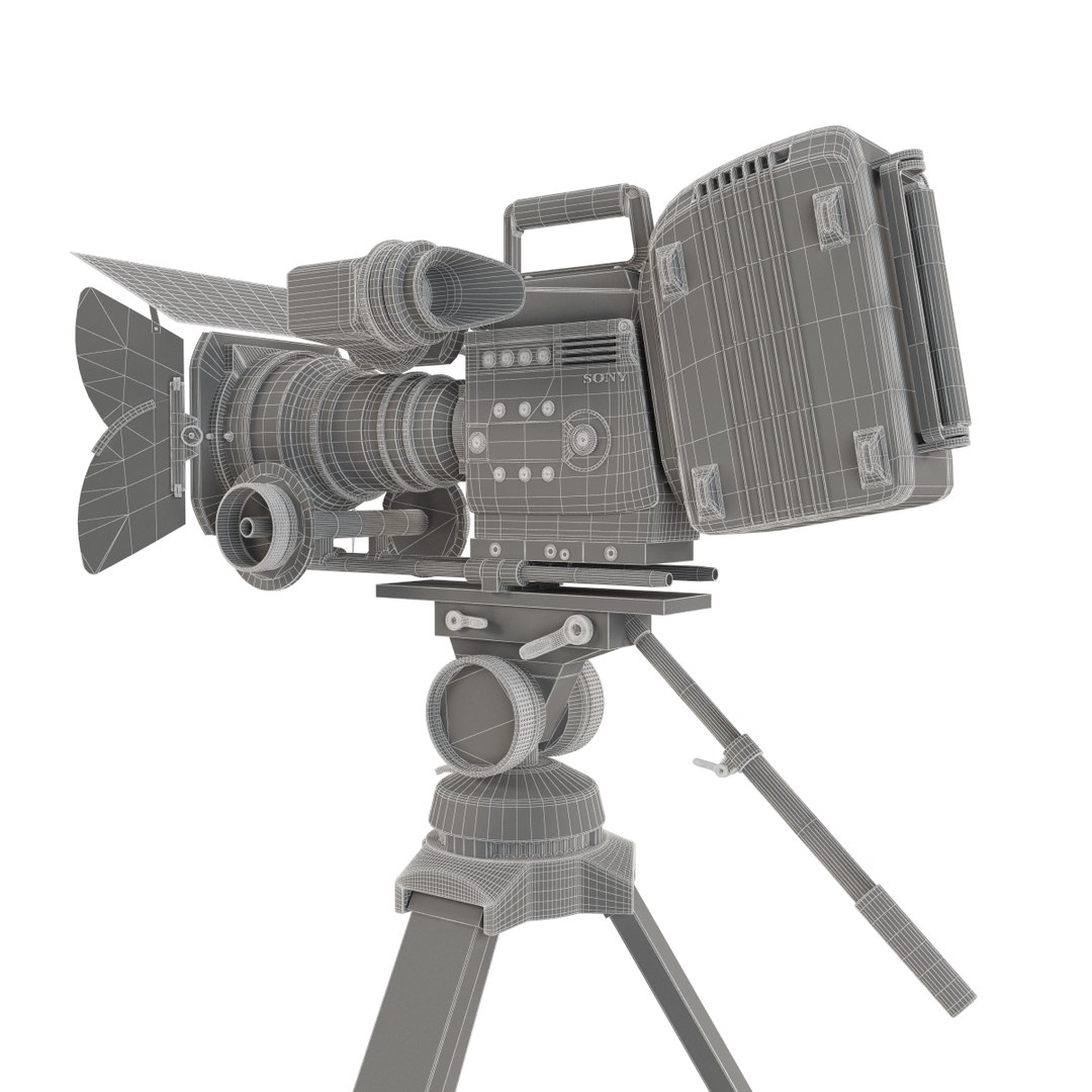 3d Model Camera Sony F35