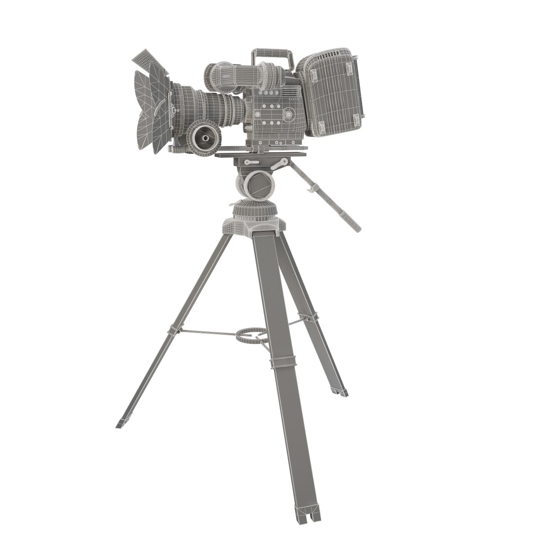 3d Model Camera Sony F35