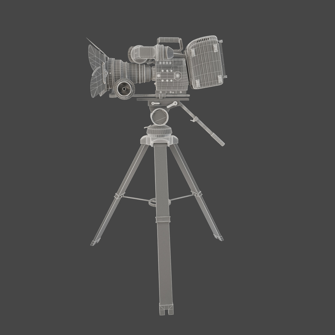 3d Model Camera Sony F35