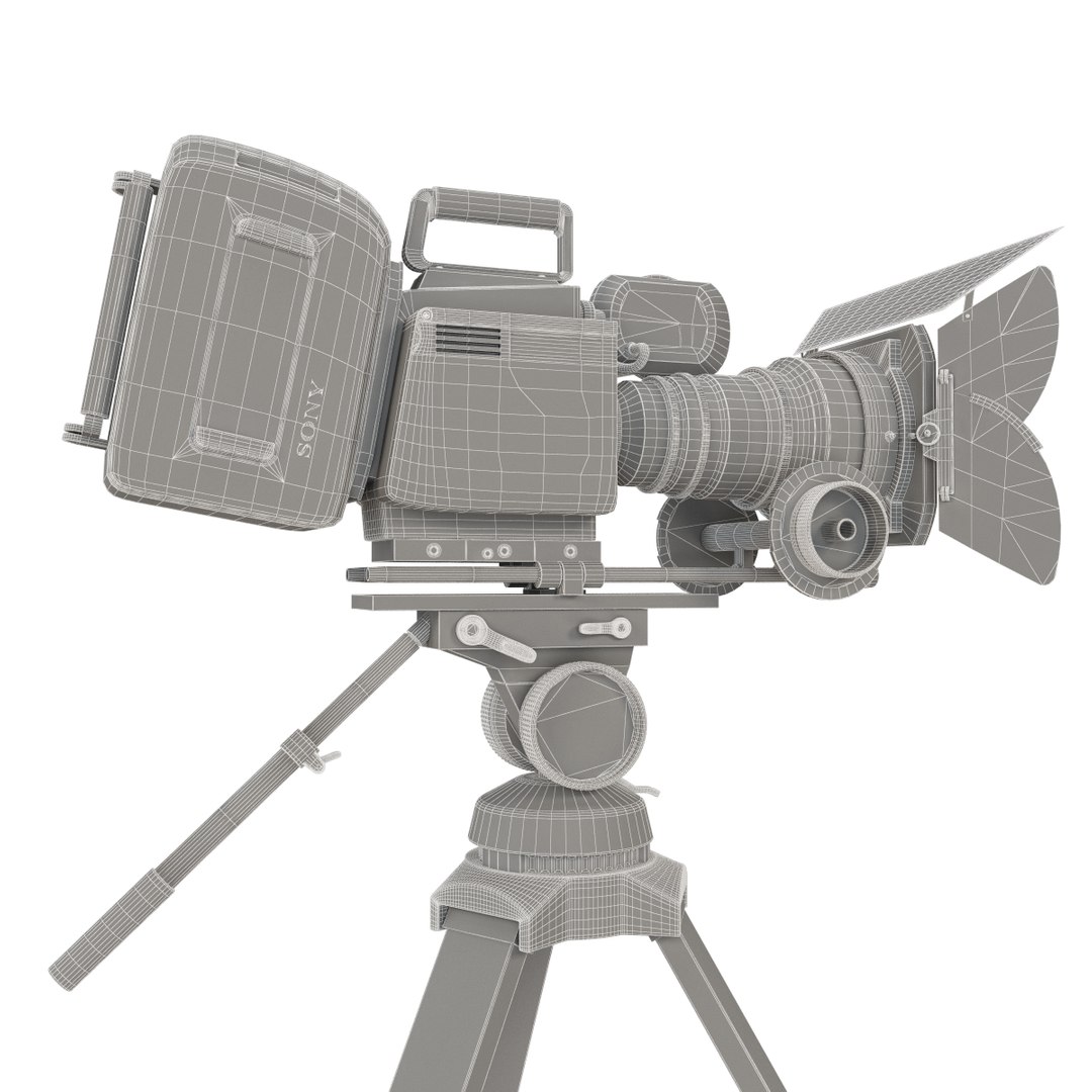 3d Model Camera Sony F35