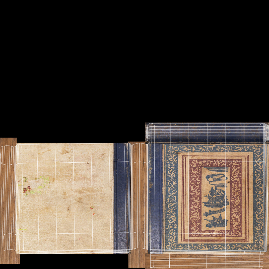 3d model book display