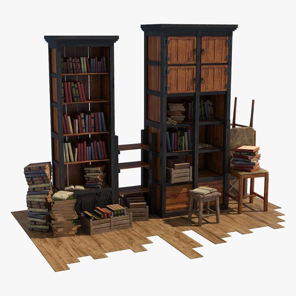 3d model book display