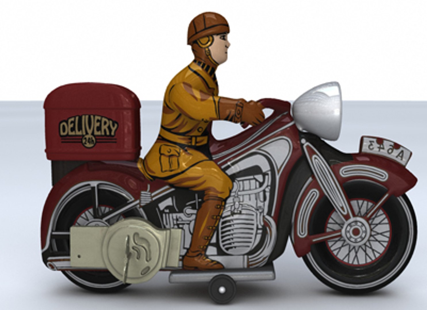 amazing toy motorcycle 3d model