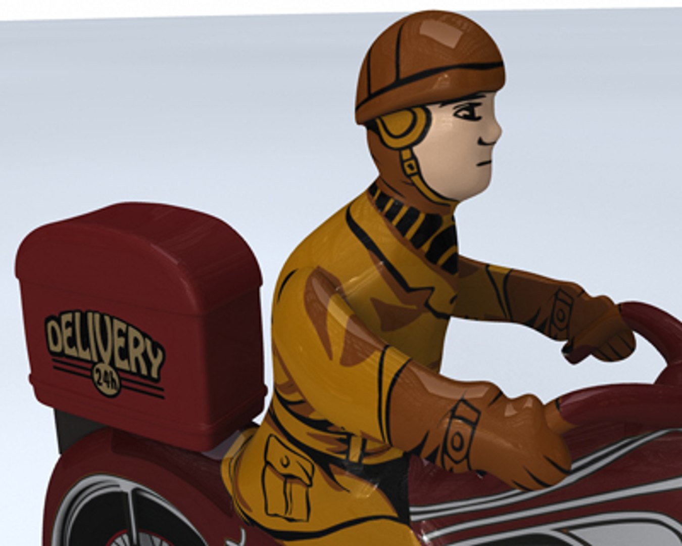 amazing toy motorcycle 3d model