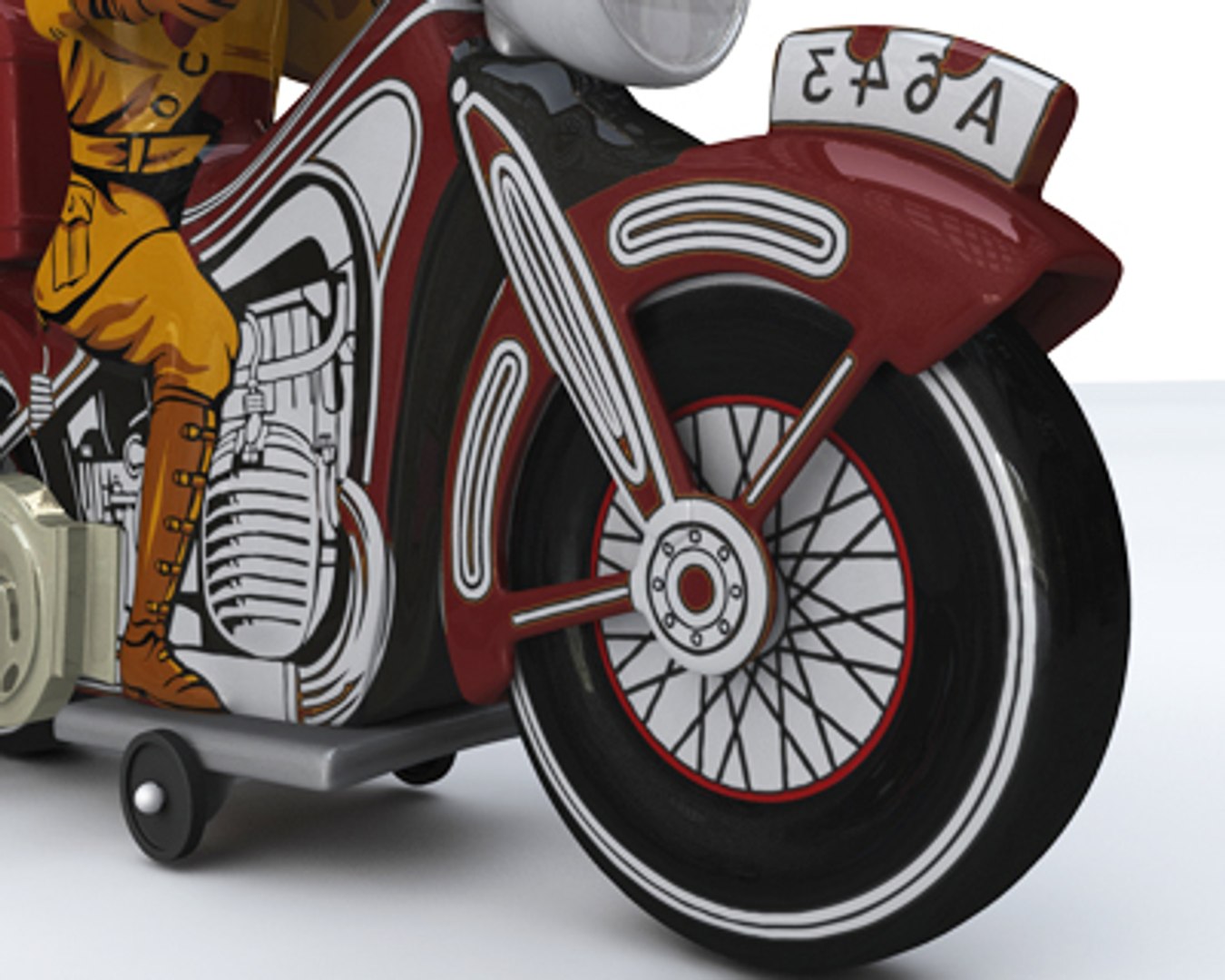 amazing toy motorcycle 3d model
