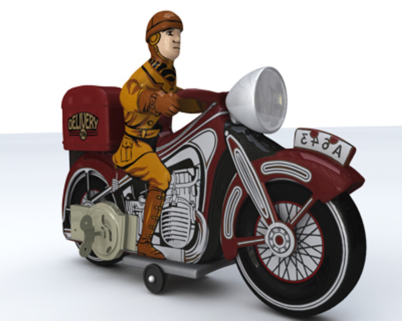 amazing toy motorcycle 3d model