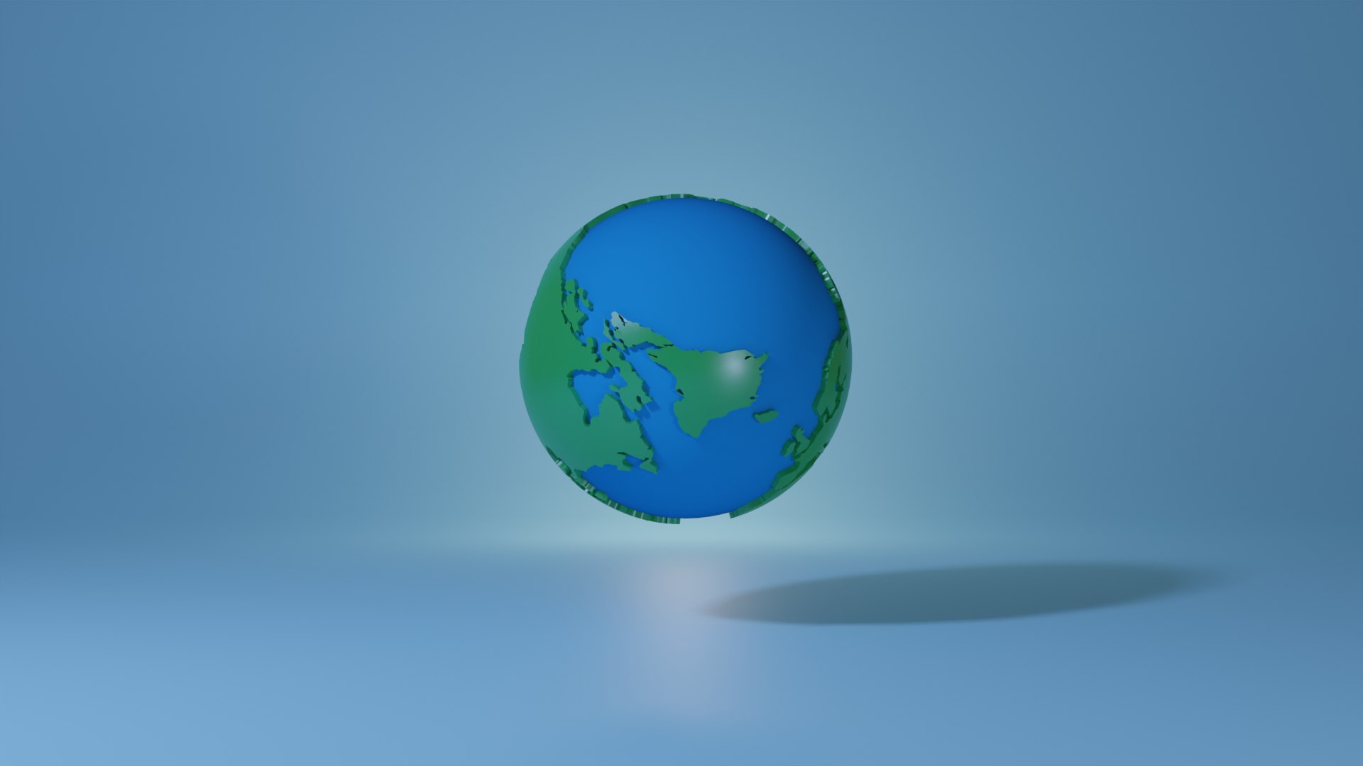 3D Low Poly Earth Globe Model - TurboSquid 2057449
