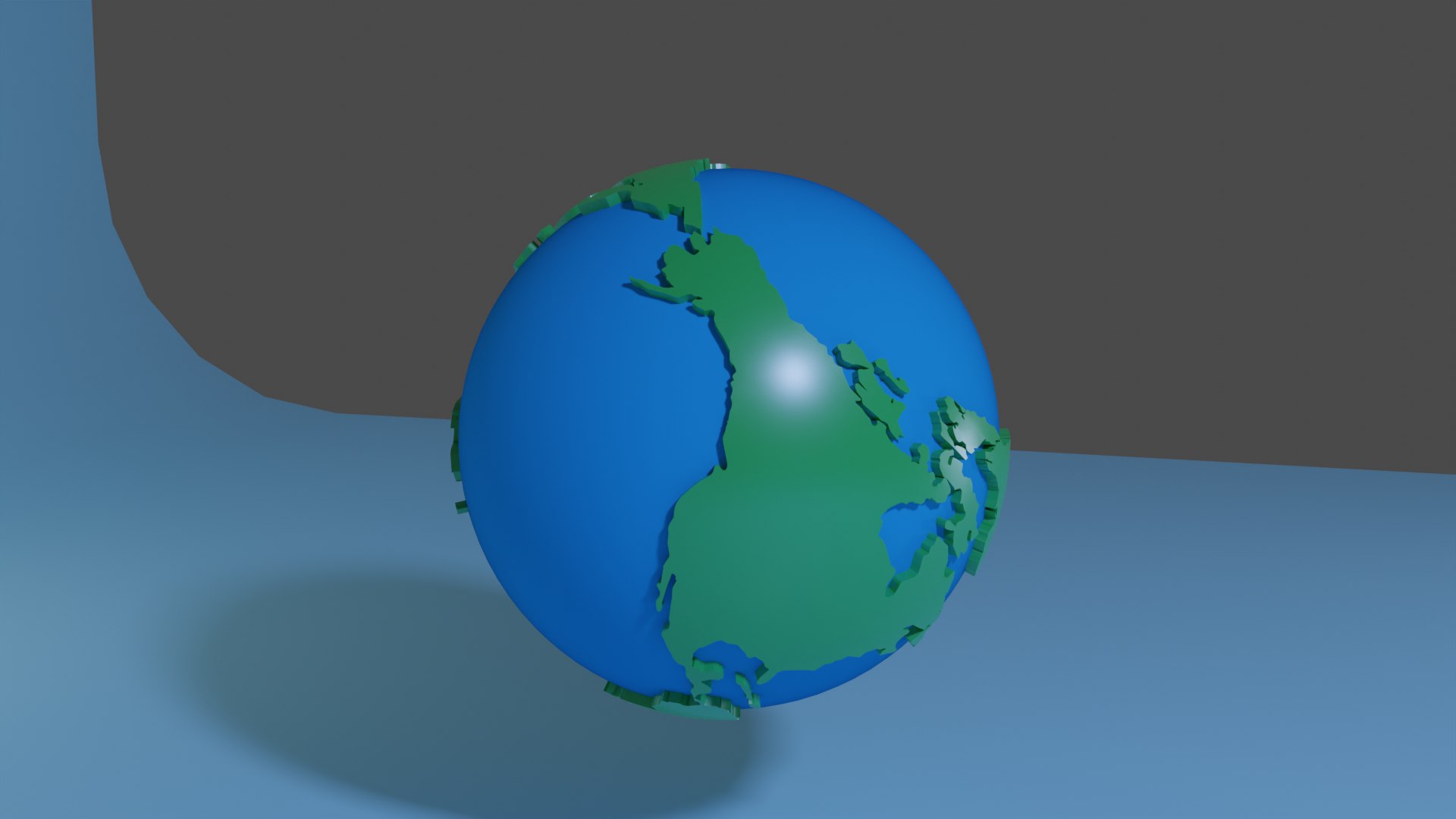 3D Low Poly Earth Globe Model - TurboSquid 2057449