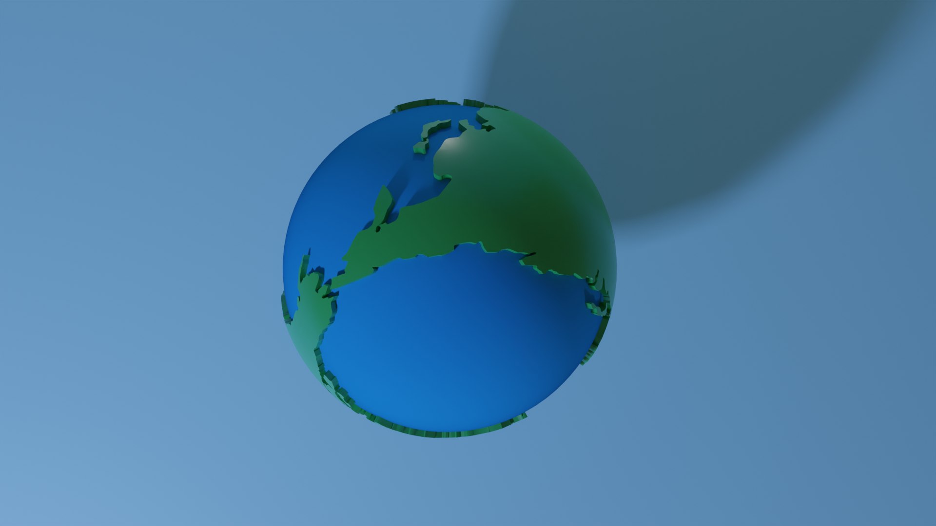 3D Low Poly Earth Globe Model - TurboSquid 2057449
