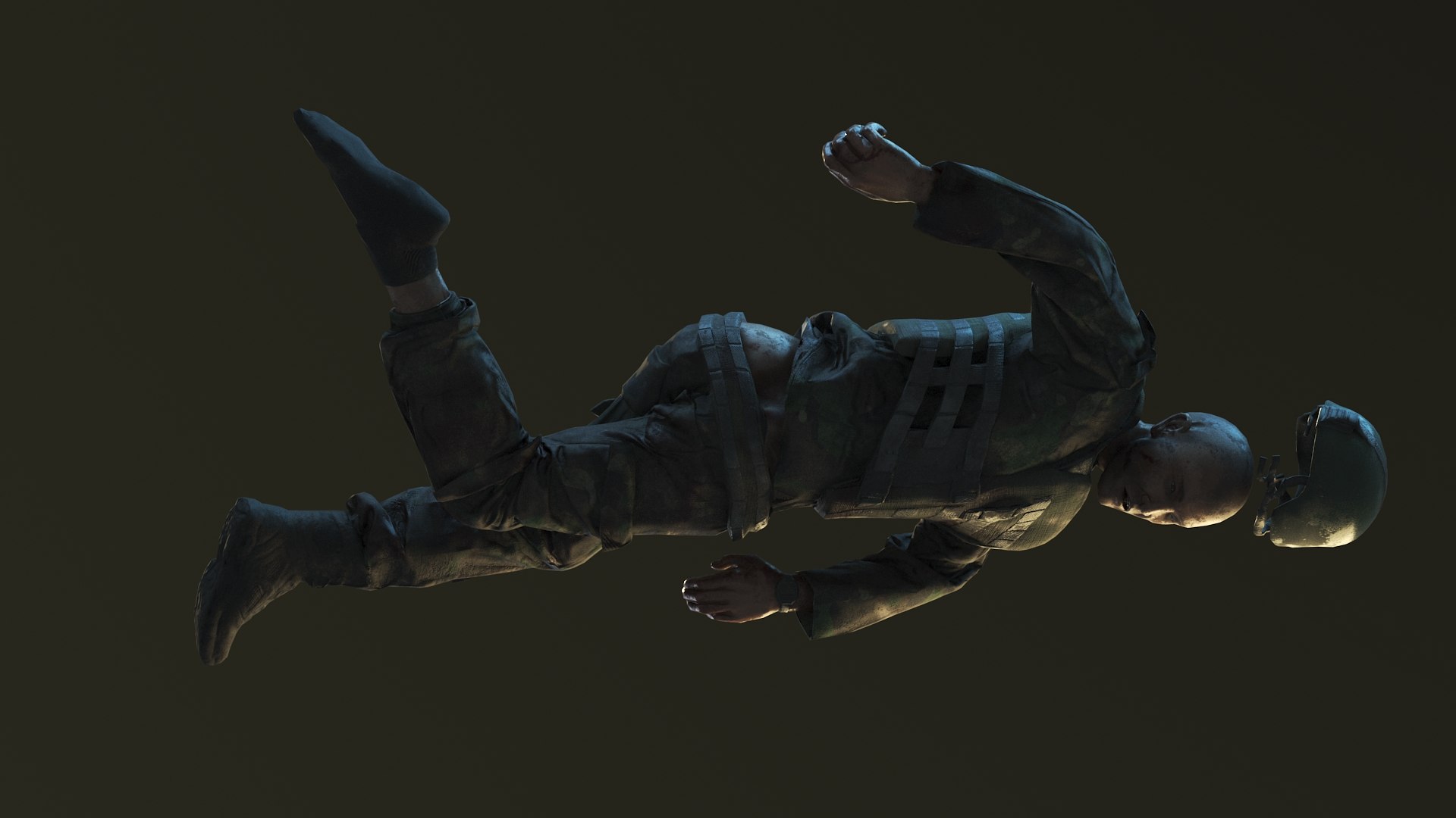 3D Fallen Soldier 1 - TurboSquid 2014959