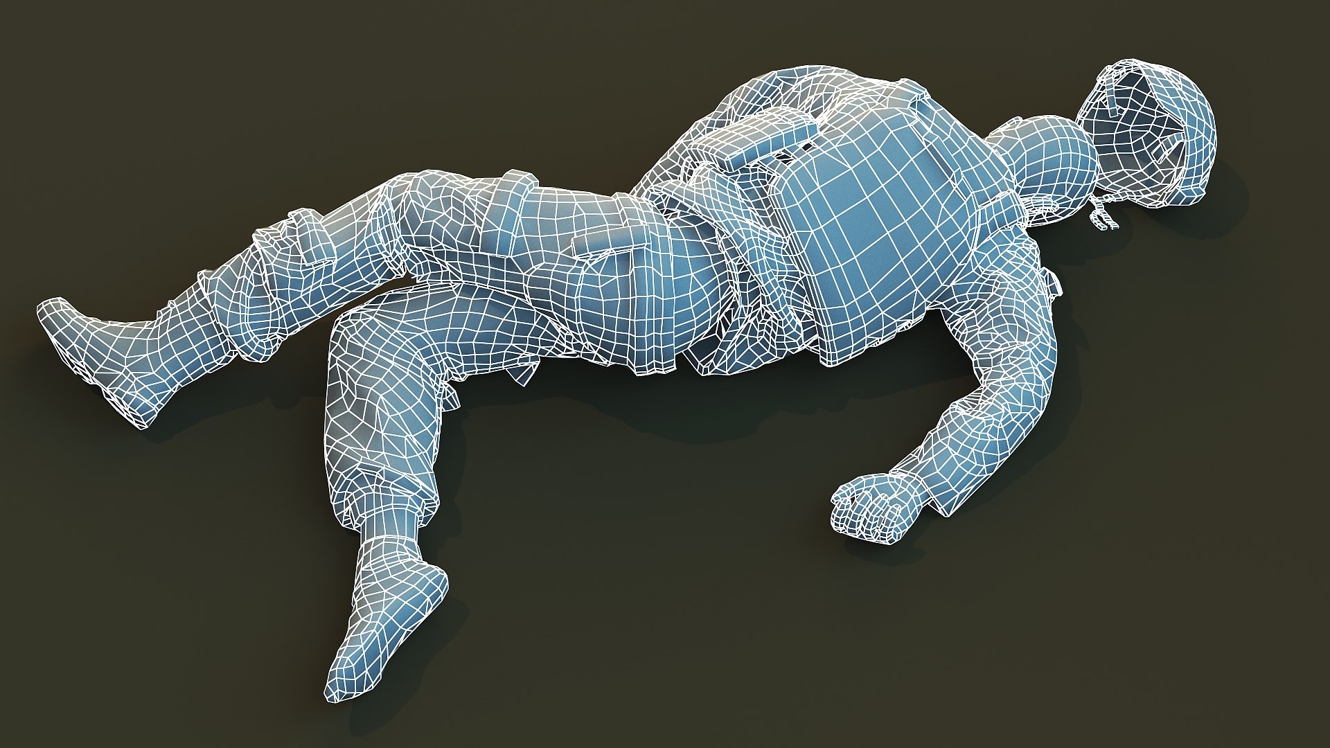 3D Fallen Soldier 1 - TurboSquid 2014959