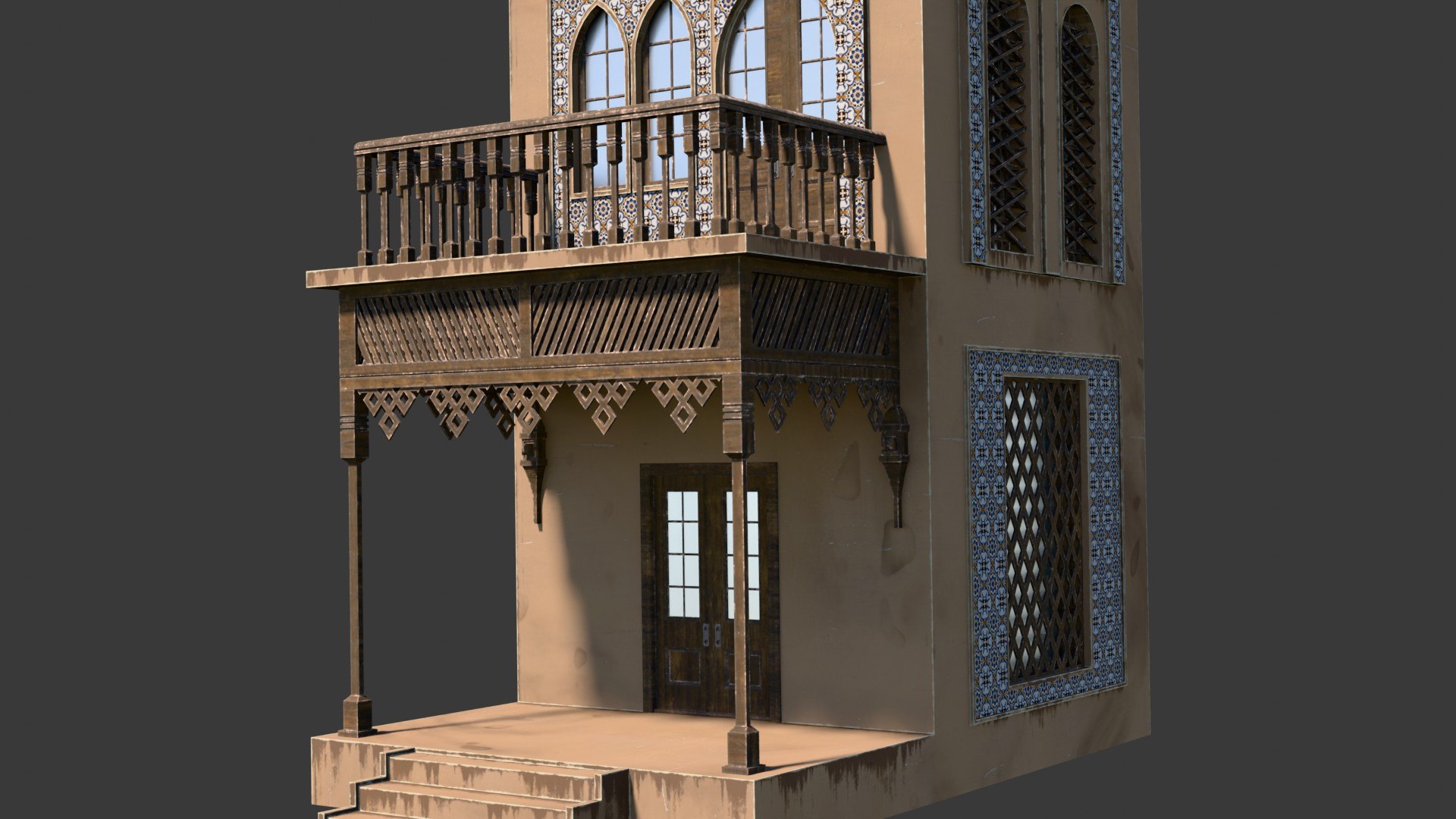 Ancient Arabic House 22 3D Model - TurboSquid 2266591