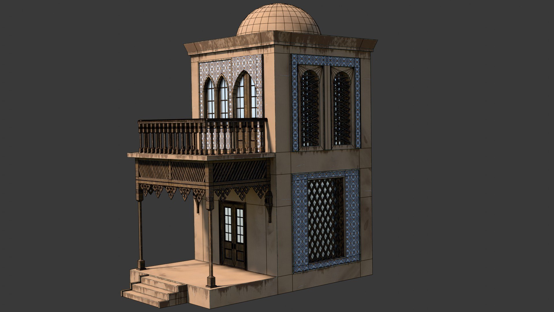 Ancient Arabic House 22 3D Model - TurboSquid 2266591